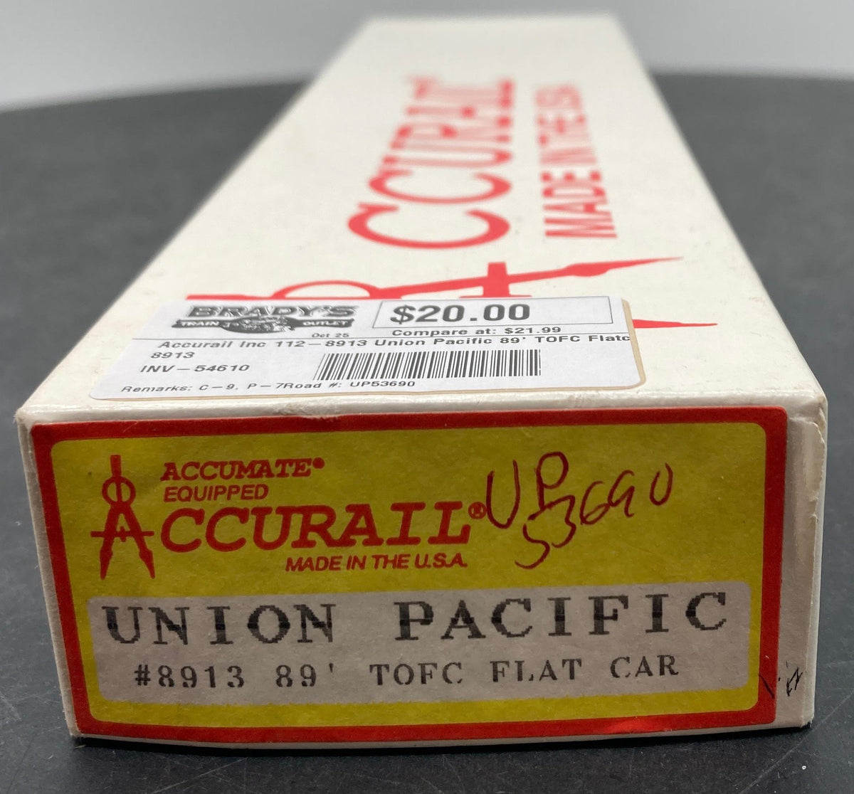 Accurail Inc 112-8913 Union Pacific 89' TOFC Flatcar Kit HO SCALE NEW