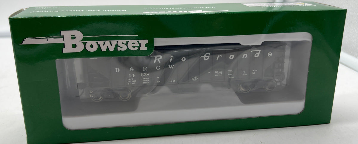 Bowser 42935 70-Ton 12-Panel Triple Hopper, Denver & Rio Grande #14638
