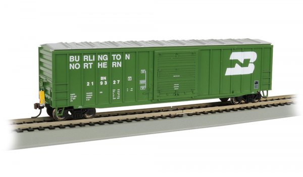 Bachmann 14902 Burlington Northern Outside Braced Boxcar with Blinking