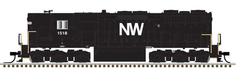 ATLAS 10004463 NORFOLK & WESTERN N&W SILVER SD35 HIGH NOSE LOCOMOTIVE