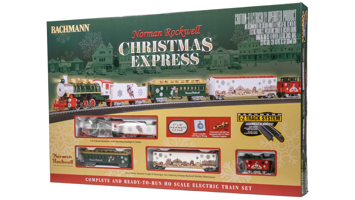 Bachmann 00774 NORMAN ROCKWELL CHRISTMAS EXPRESS train set limited HO