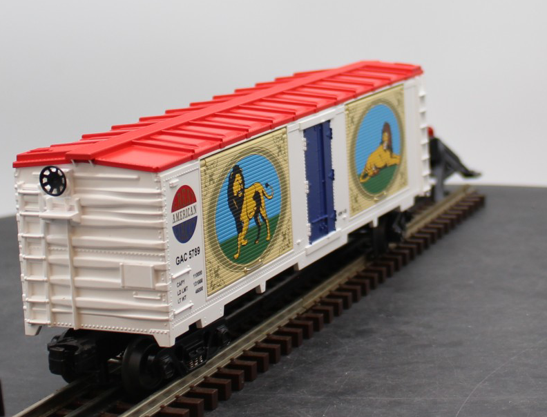 MTH 30-74059 RAIL KING Circus O Gauge RailKing 40' Window Box Car O SC