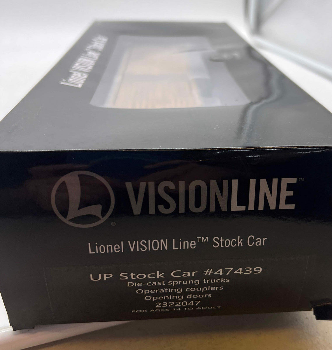 Lionel 2322047 Union Pacific UP Vision Line stock car 47439 O SCALE li
