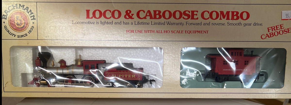 HO Scale Bargain Engine 114 Bachmann Jupiter Steam Engine w Caboose Us