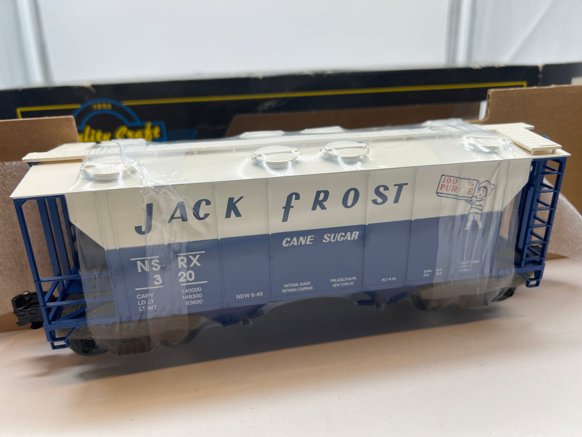 Weaver 320 Jack Frost Cane sugar Hopper car 3 rl O SCALE NEW limited s