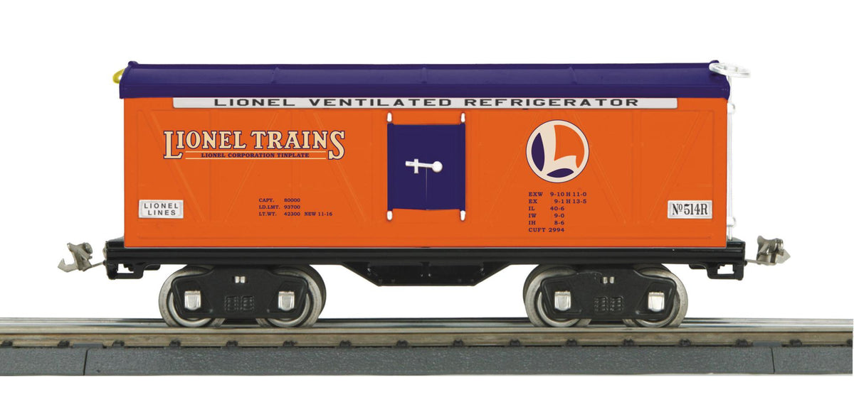 MTH Tinplate 11-30235 Lionel Lines Std. Gauge Refrigerator Car No. 514