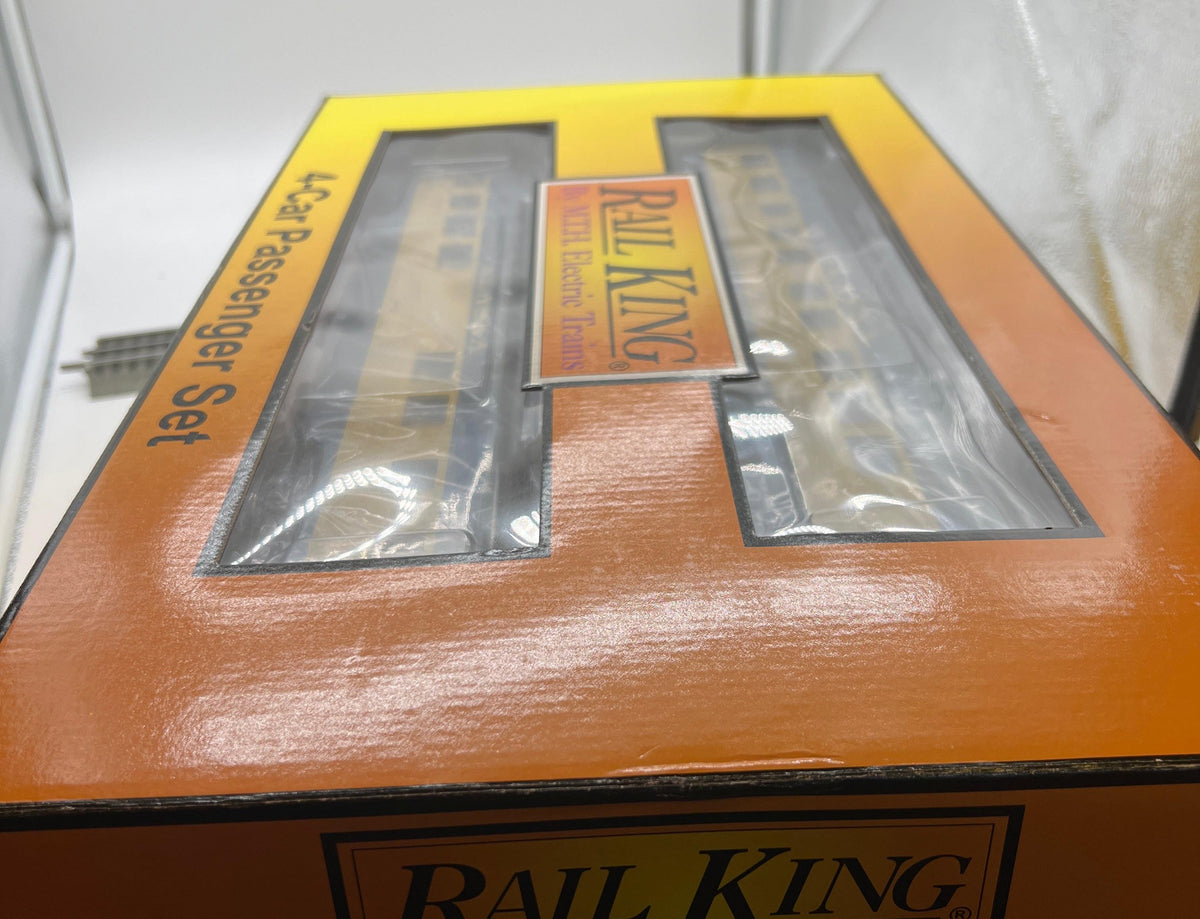 MTH Railking 30-67009 Alaska 4-Car passenger Set O SCALE NEW