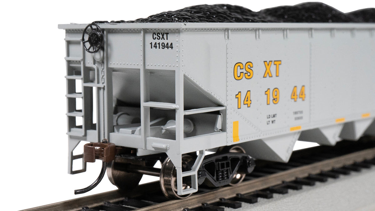 Bachmann 17615 40' QUAD HOPPER - CSX #141944 (GRAY & YELLOW) HO SCALE