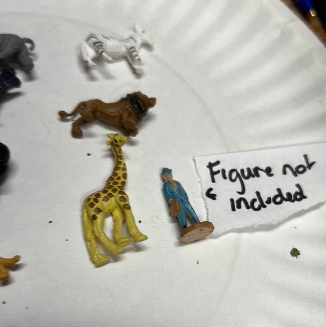 HO scale figure pack zoo animals