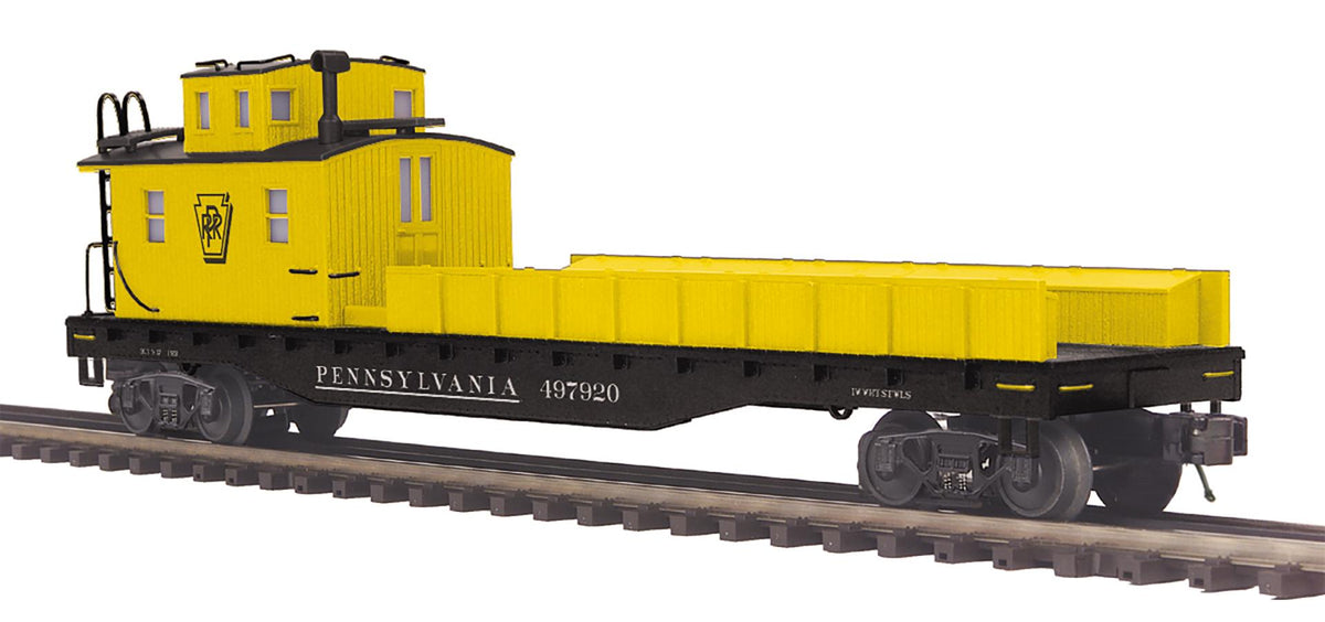 MTH 20-95453 Pennsylvania Railroad PRR Crane Car AND 20-95454 Crane Te