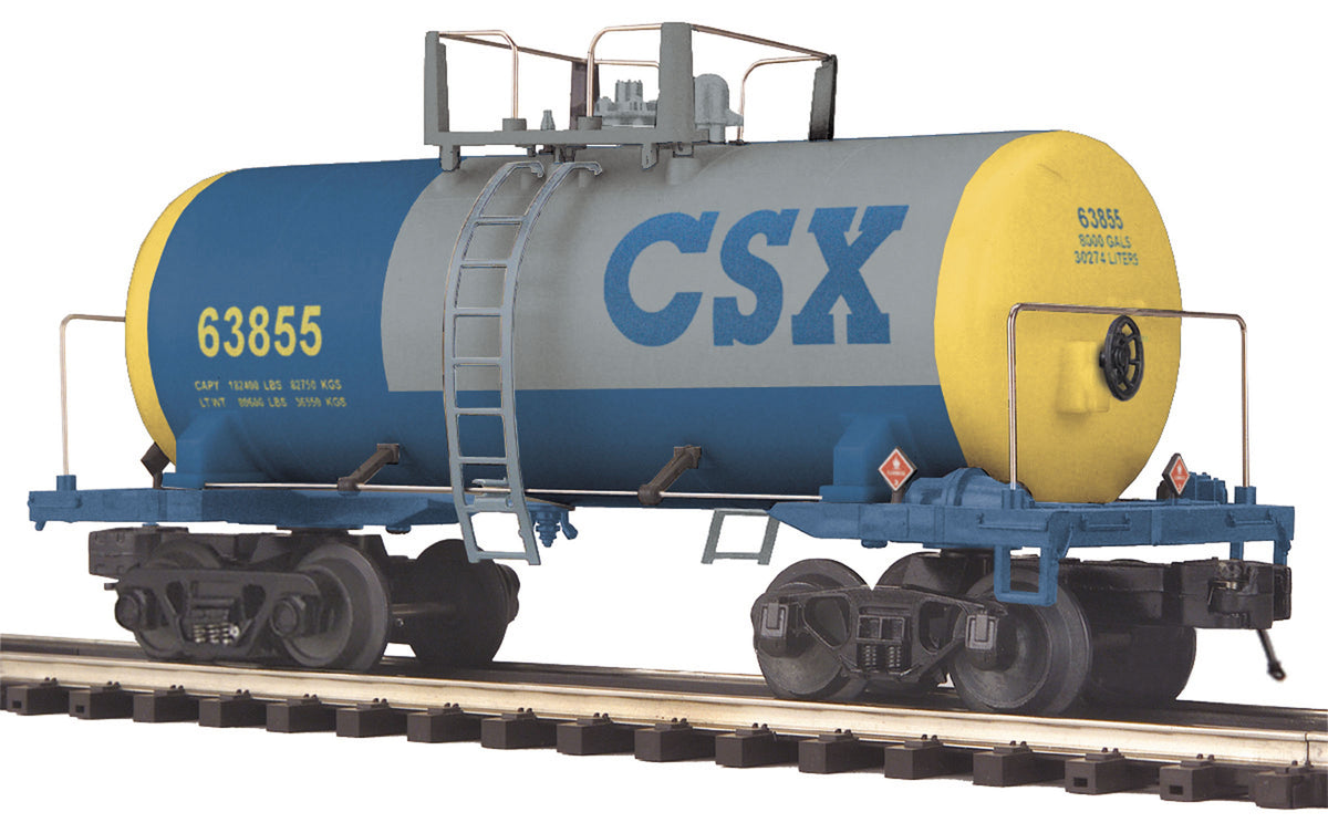 MTH Premier 20-96116 CSX 8000 Gallon Tank Car #63854 O Scale