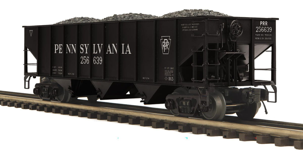 MTH Premier 20-96844 Pennsylvania Railroad PRR 70-ton 3-Bay Hopper Car