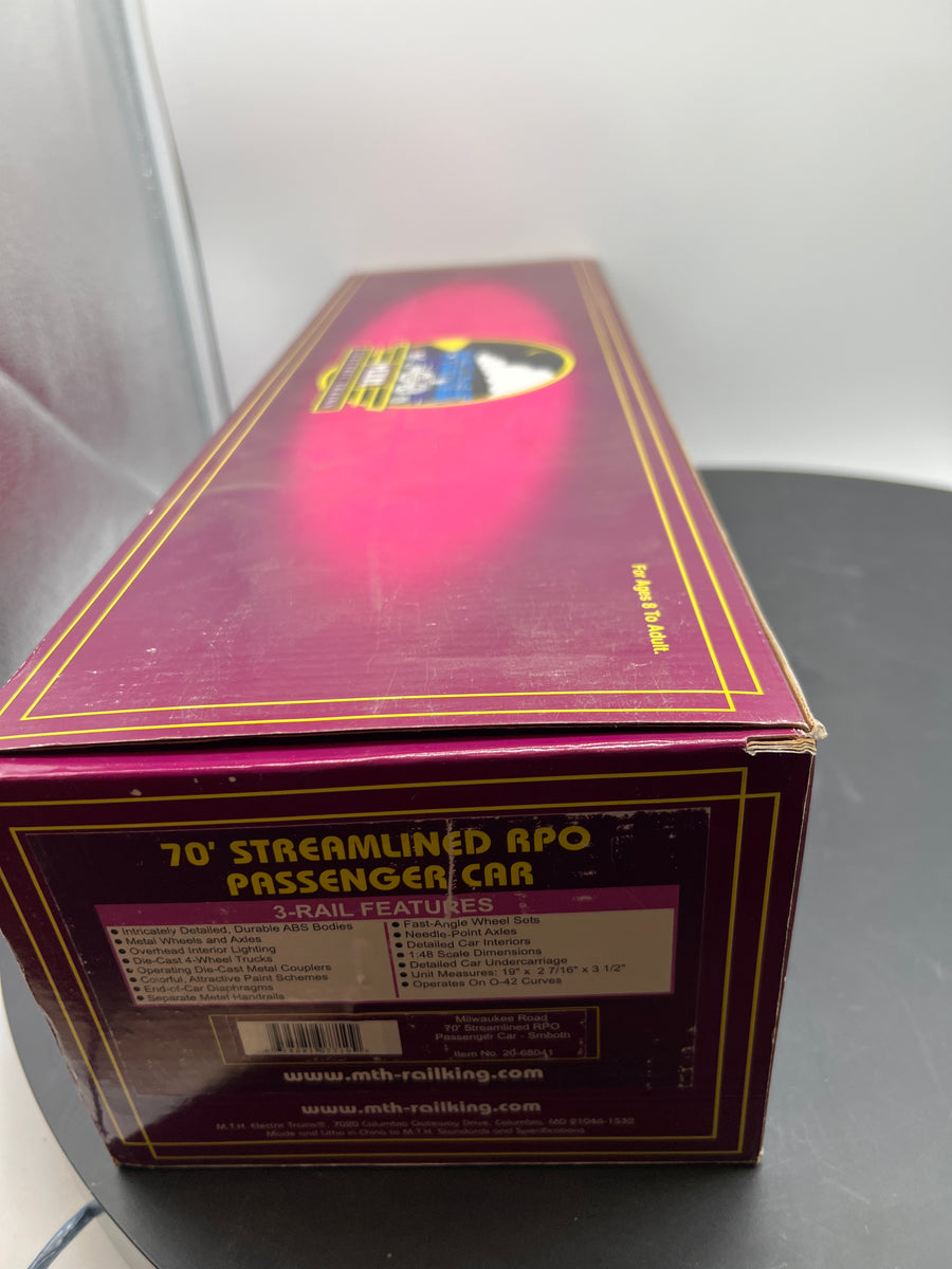 MTH Premier 20-68041 Milwaukee Road 70' Streamlined RPO Passenger Car
