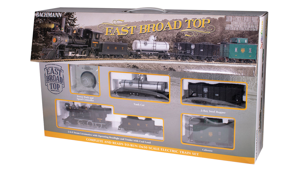 Bachmann 25025 EAST BROAD TOP EBT - FREIGHT On30 SCALE NEW