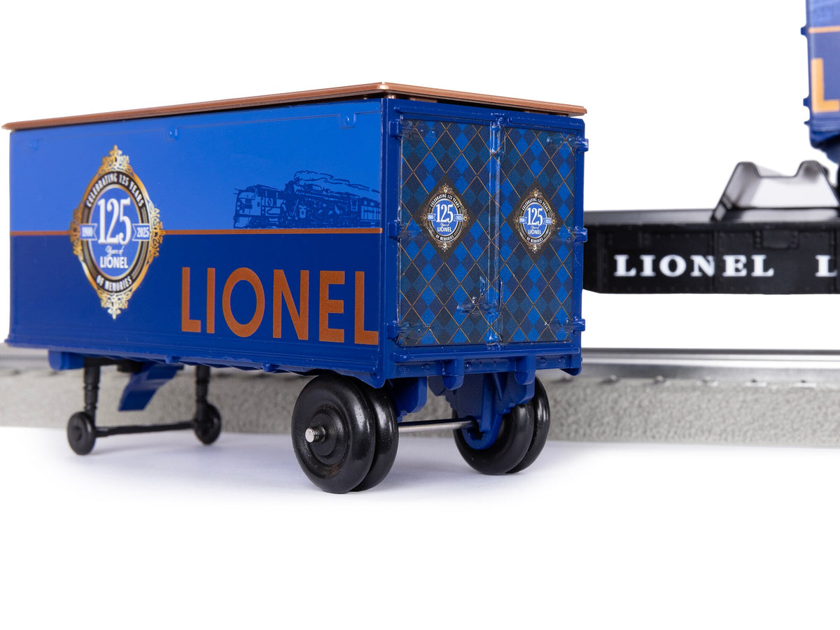 Lionel 2528650 Lionel 125th Flatcar with Piggyback Trailers O SCALE NE