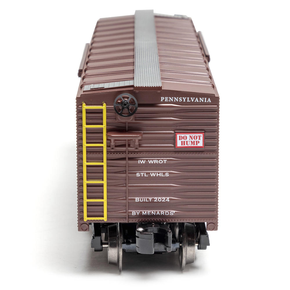 Menards 275-9338 Pennsylvania Railroad PRR Boxcar O SCALE NEW