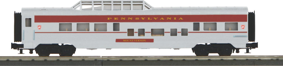 MTH Railking 30-67912 Pennsylvania PRR 60' Streamlined Vista Dome Car