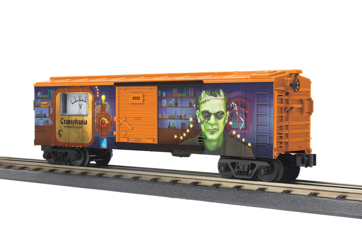 MTH RailKing 30-71229 Transylvania Power & Light Box Car with power me