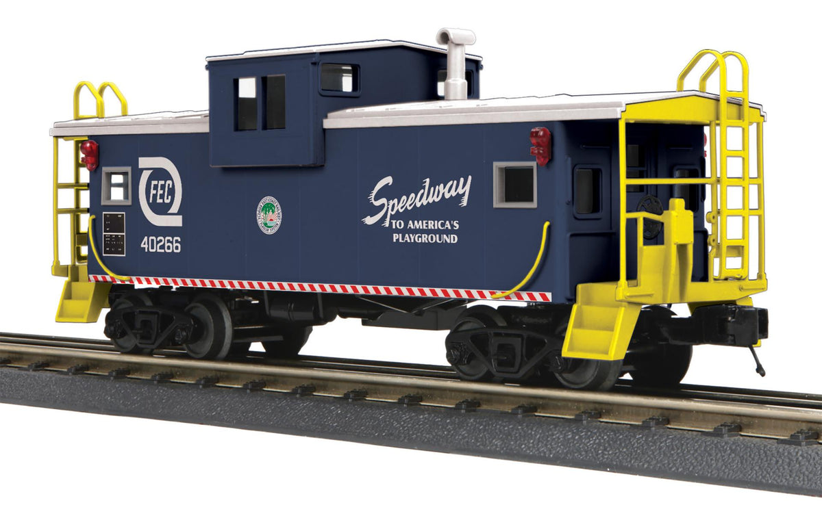 MTH Railking 30-77402 Florida East Coast Extended Vision Caboose O SCA