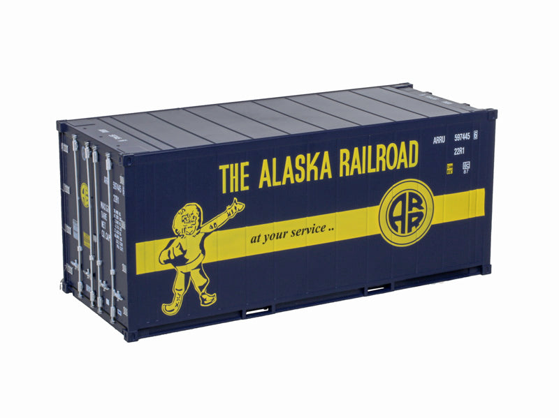 Atlas 3002594-3 ALASKA RAILROAD Refrigerated Container #ARRU 5974610 O