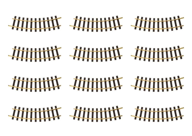LGB 11000 Curved Track Radius R1 30 degree PACK of 12 G SCALE NEW