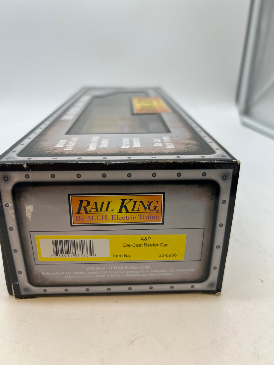 MTH Railking 30-8606 A&P Die-Cast Reefer Car - A&P No. 23027 O SCALE N
