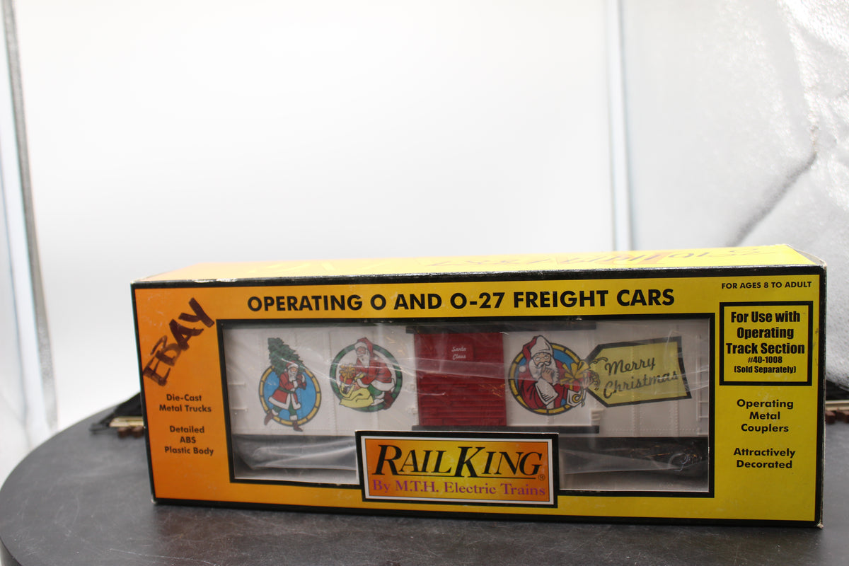 MTH 30-79189 Operating Box Car w/Signal Man O SCALE NEW