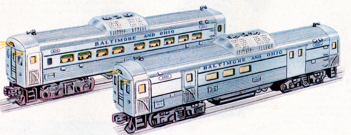 Lionel 6-38313 CONVENTIONAL CLASSIC BUDD RDC 2-PACK (CONV. LOCO #400)