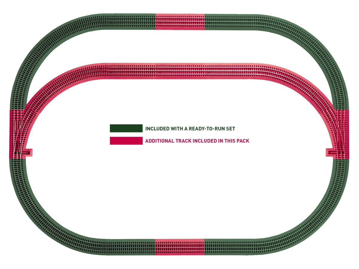 Lionel 6-12031 FASTRACK OUTER PASSING LOOP ADD-ON TRACK PACK O SCALE N