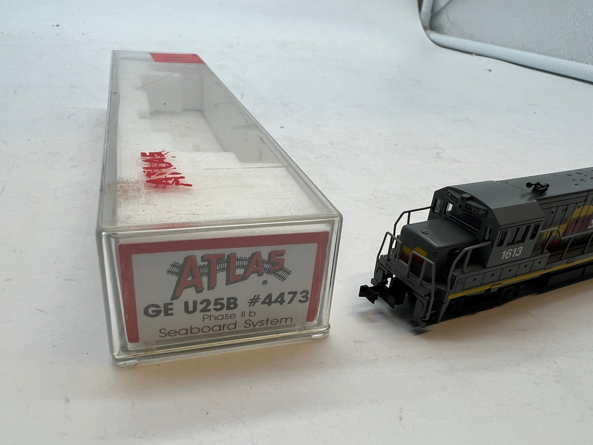 Atlas 4473 Seaboard System GE U25B # 1613 diesel locomotive N SCALE Us