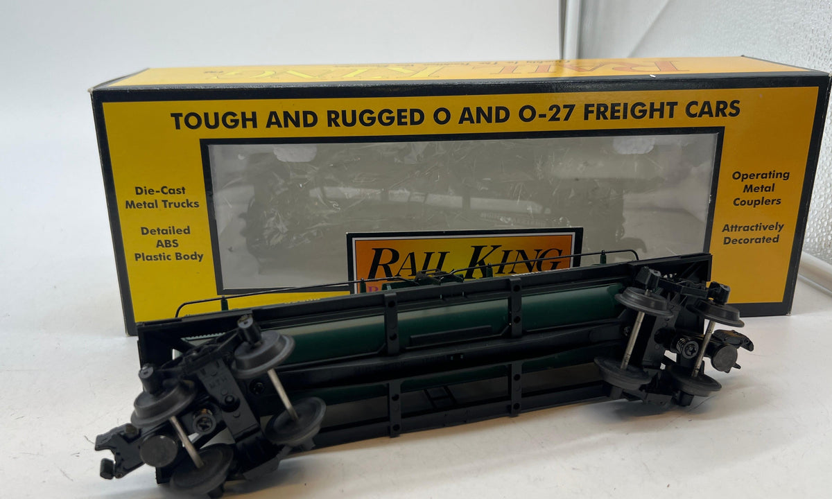 MTH Railking 30-7307 Chicago & Northwestern CNW Semi-Scale Tank Car #3