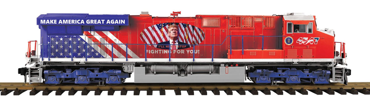 MTH RailKing 70-2191-1 Donald J. Trump ES44AC Diesel Engine in G Gauge