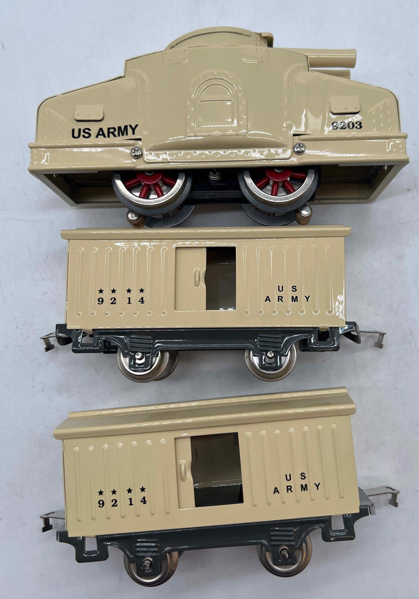 MTH 11-6069 Tinplate U.S. Army No. 214 Armored Motor Car Outfit Lionel
