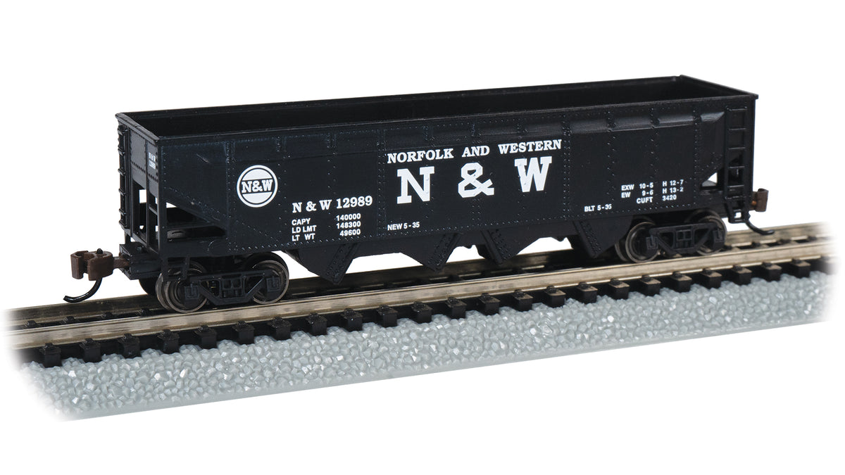 Bachmann 73353 NORFOLK & WESTERN N&W 40' QUAD HOPPER #12989 N SCALE NE