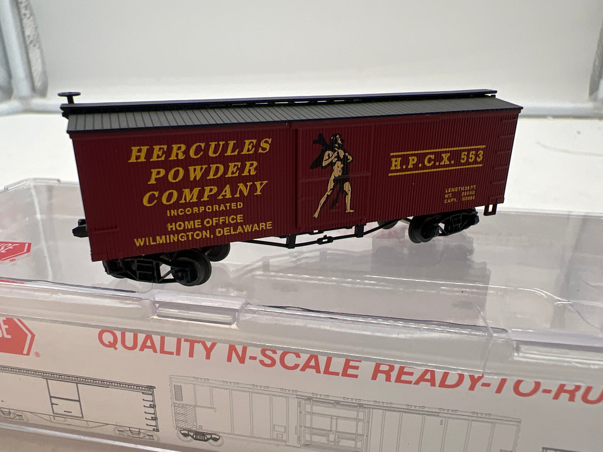 ROUNDHOUSE 87501 HERCULES POWDER COMPANY BILLBOARD BOXCAR N SCALE Like