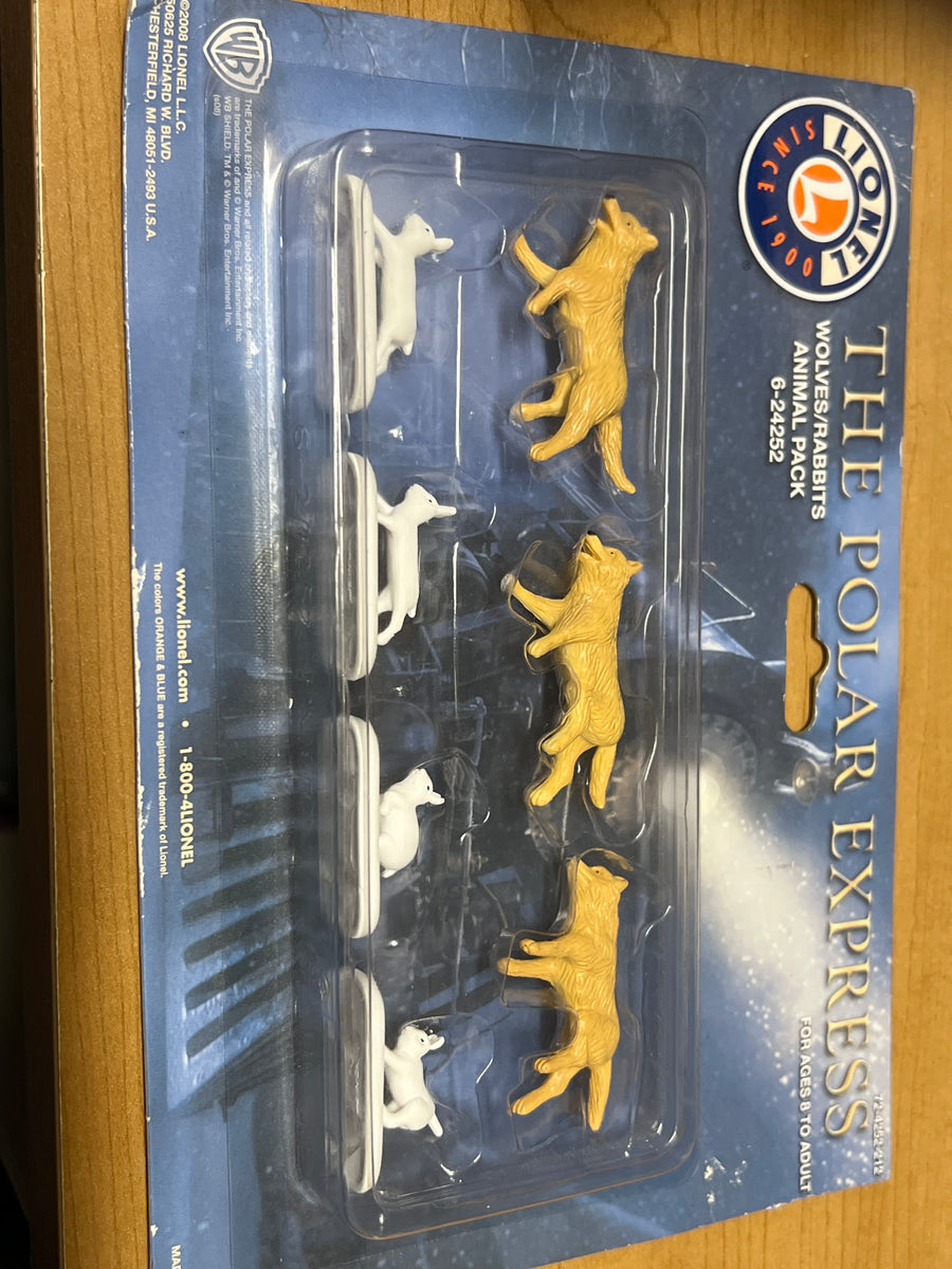 Lionel 6-24252 THE POLAR EXPRESS WOLVES AND RABBITS ANIMAL FIGURE PACK