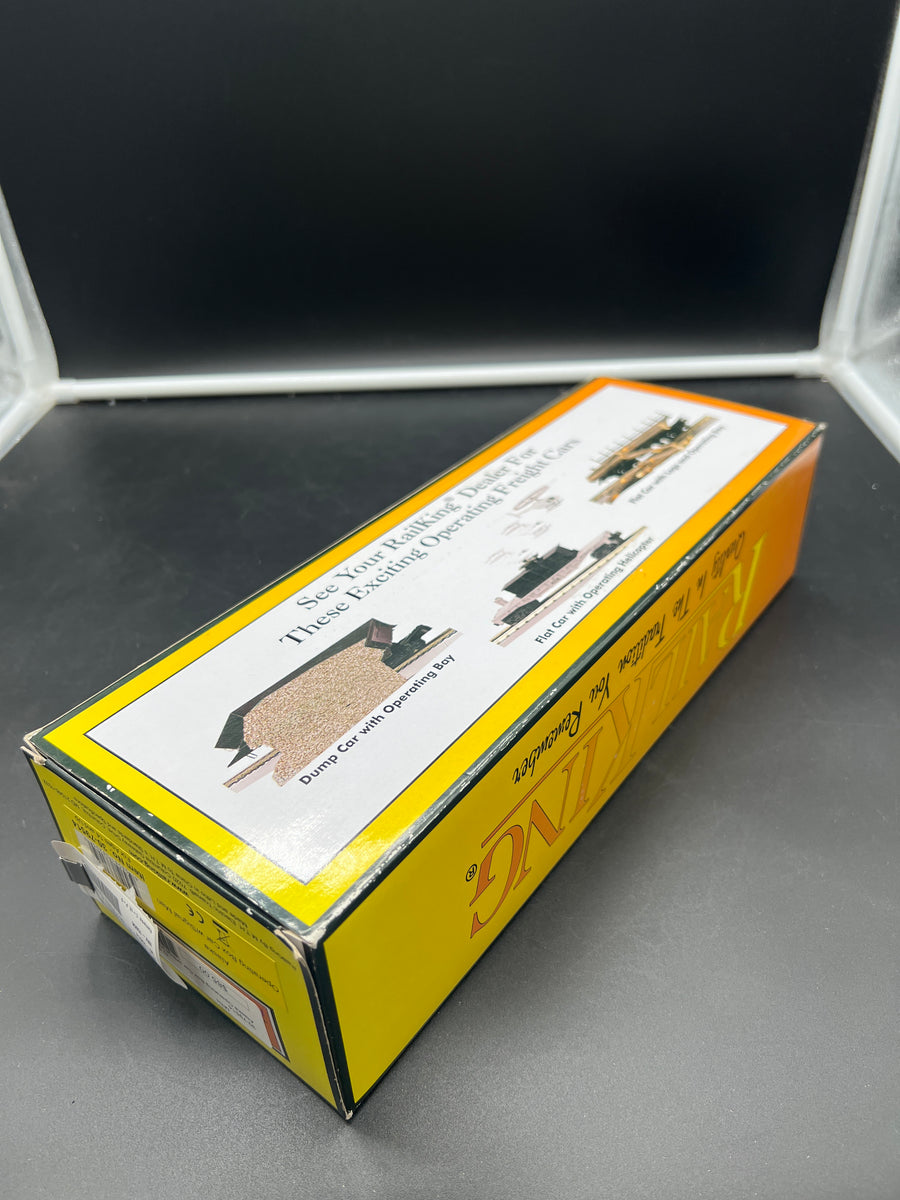 MTH Railking 30-79514 Alaska Operating Boxcar with Signalman O SCALE N