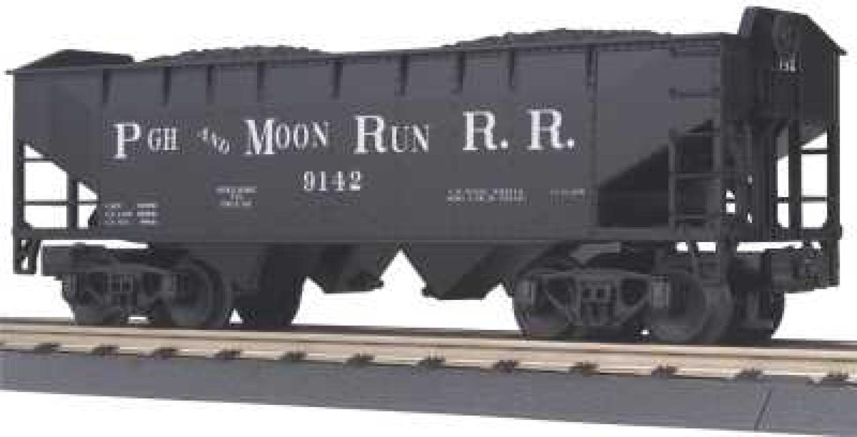 MTH Premier 20-97487 Pittsburgh & Moon Run 2-Bay Offset Hopper Car O S