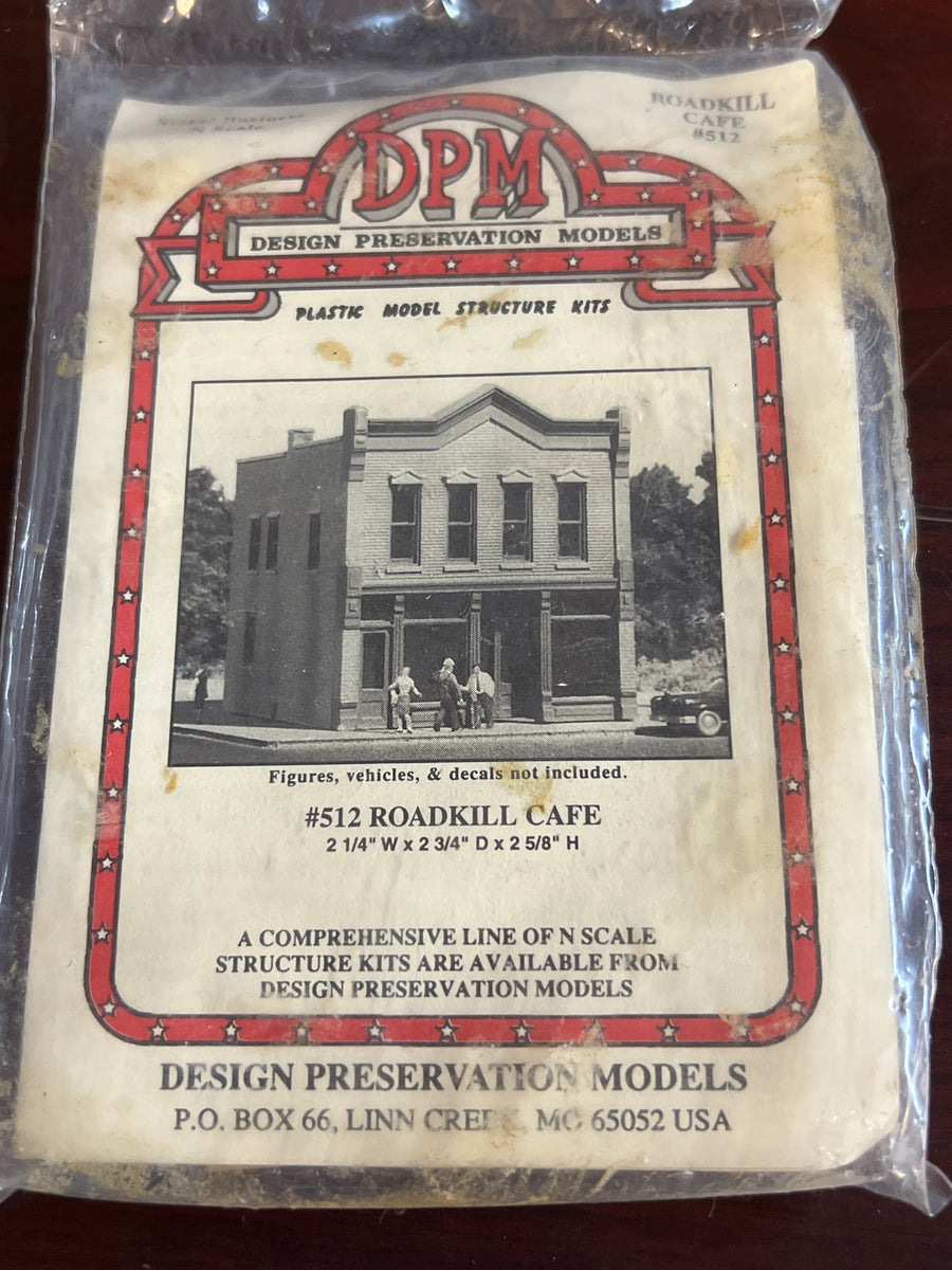 DPM 512 ROADKILL CAFE BUILDING KIT N SCALE NEW