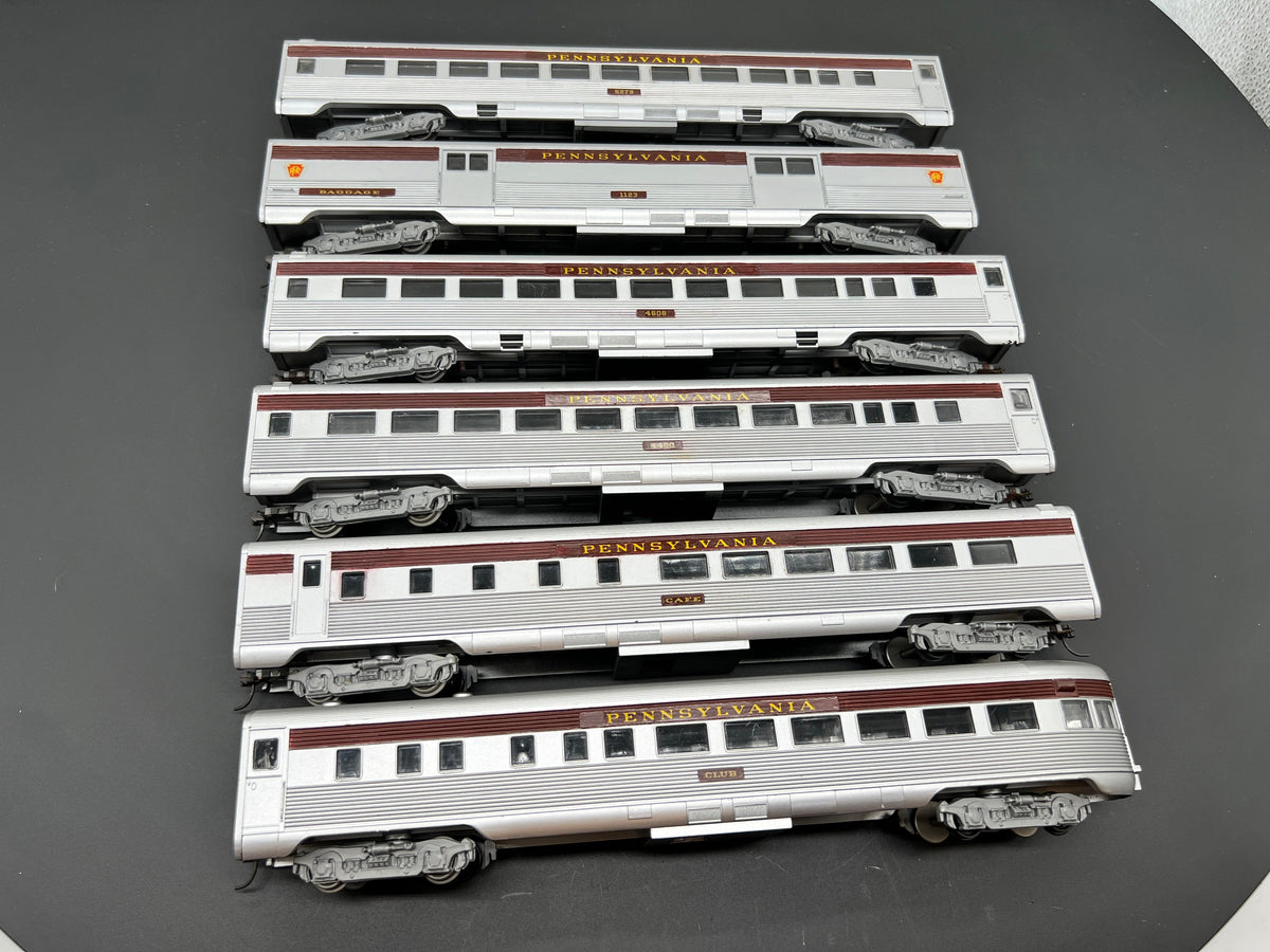 HO Scale Bargain Car Pack 46: Set of 6 PRR Passenger cars HO SCALE USE