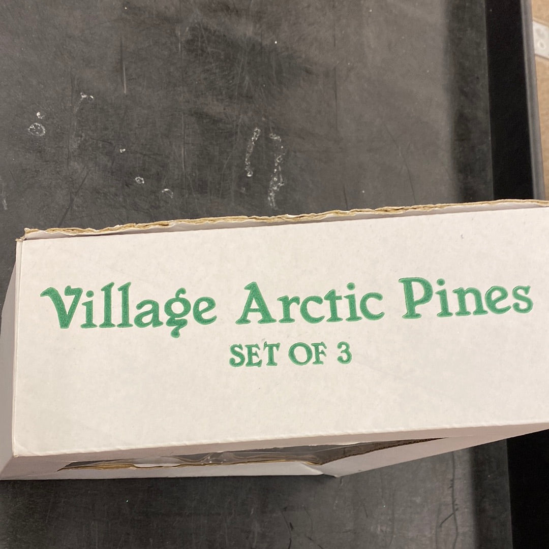 Department 56 52608 Village Arctic Pines set of 3