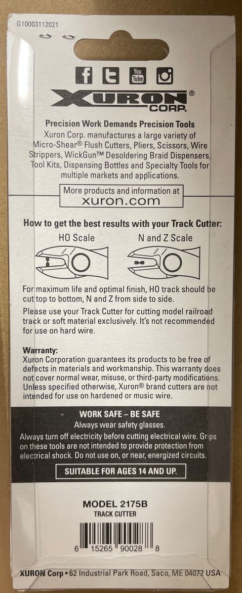 XURON 2175B TRACK CUTTER LIMITED NEW