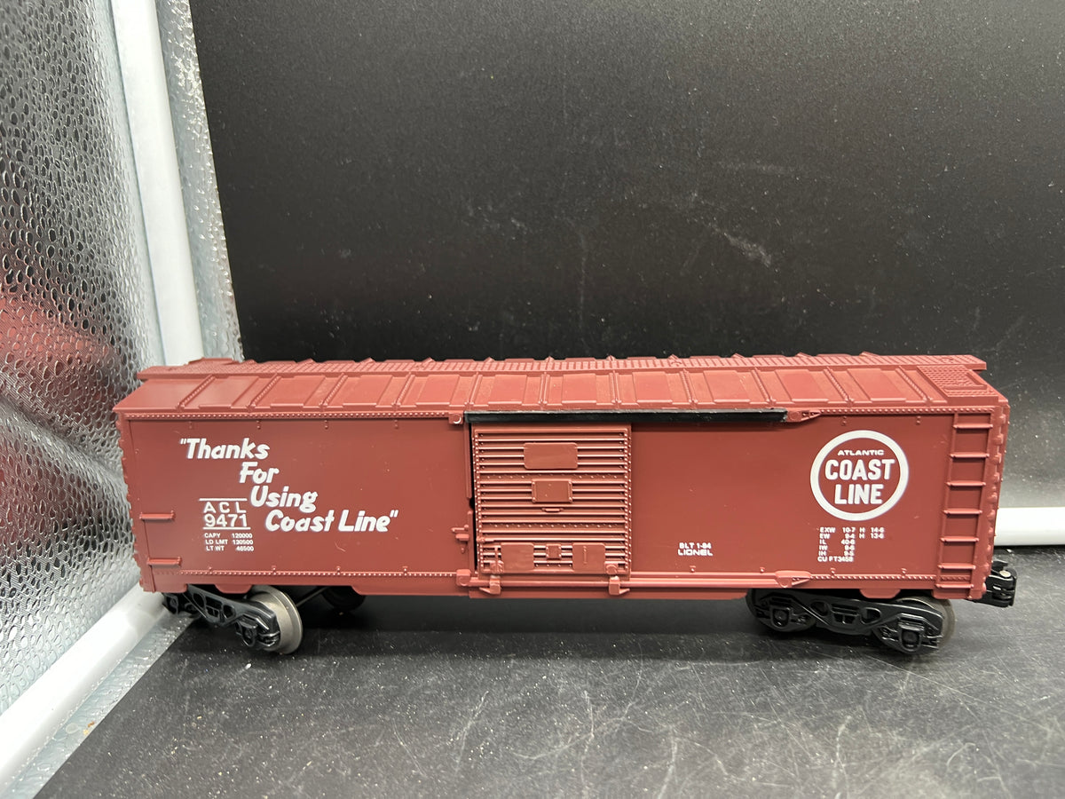 Lionel 6-9471 Atlantic Coast Line ACL boxcar O SCALE Like New