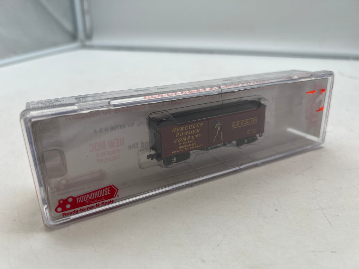 ROUNDHOUSE 87501 HERCULES POWDER COMPANY BILLBOARD BOXCAR N SCALE Like