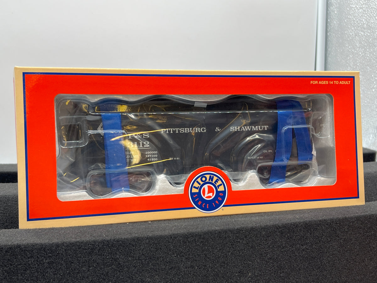 LIonel 2226072 Pittsburg and Shawmut Die Cast AAR 2 Bay Hopper 3112 O