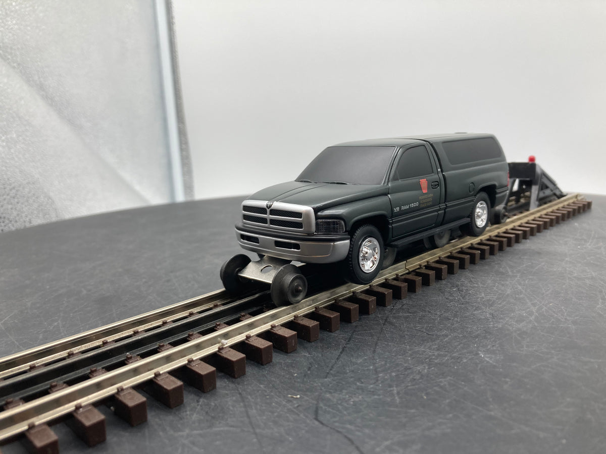 Lionel 6-18438 Pennsylvania Railroad PRR Dodge Ram Track Inspection Ca
