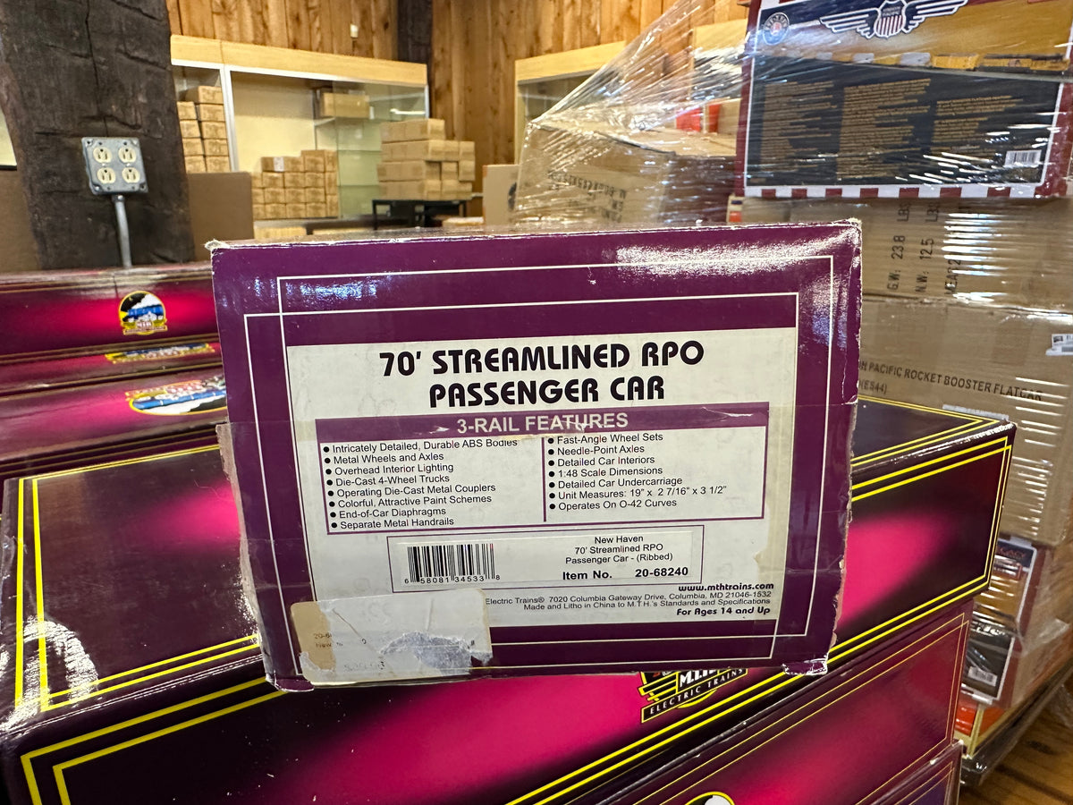 MTH Premier 20-68240 New Haven O Scale Premier 70' Streamlined RPO Pas