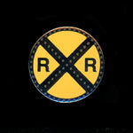 SUNDANCE PINS RRXL Railroad Crossing Sign Pin Limited