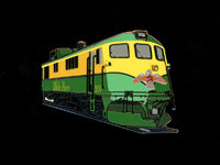 SUNDANCE PINS WPGE WHITE PASS & YUKON GE #100 LOCOMOTIVE PIN LIMITED