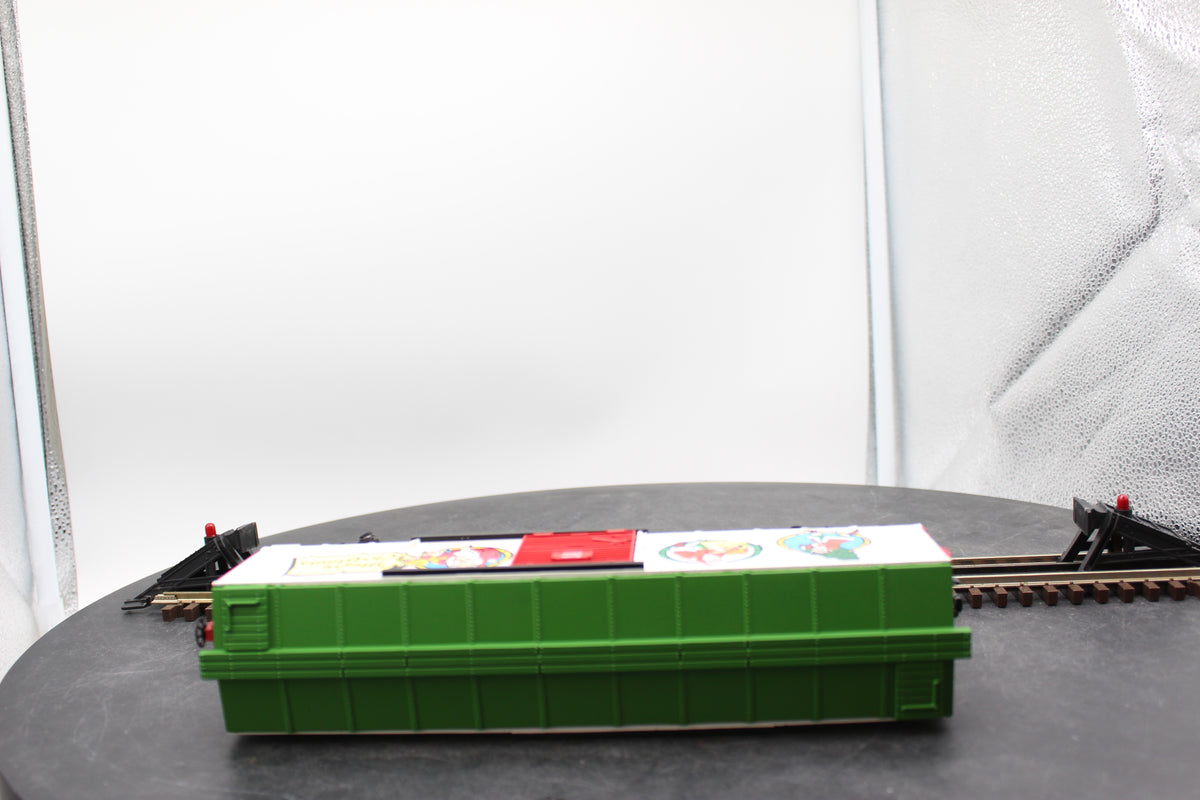 MTH 30-79189 Operating Box Car w/Signal Man O SCALE NEW
